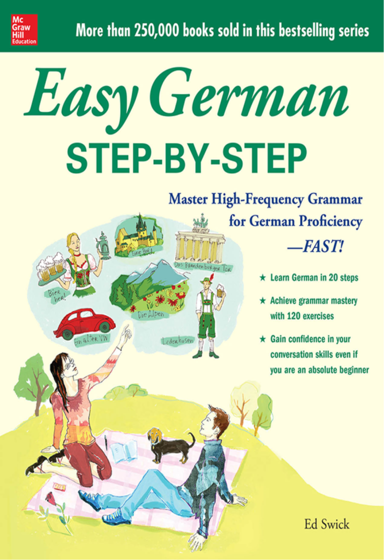 Easy German Step By Step Book |Free Pdf Download