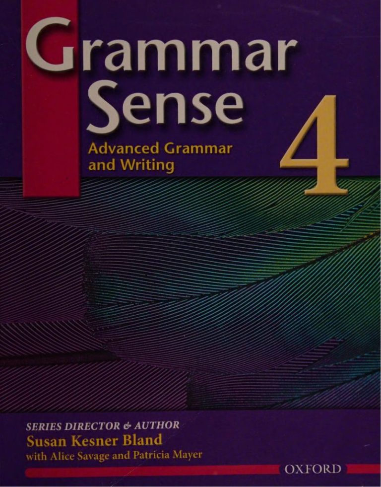 Grammar Sense Book 4 - Download Free Pdf