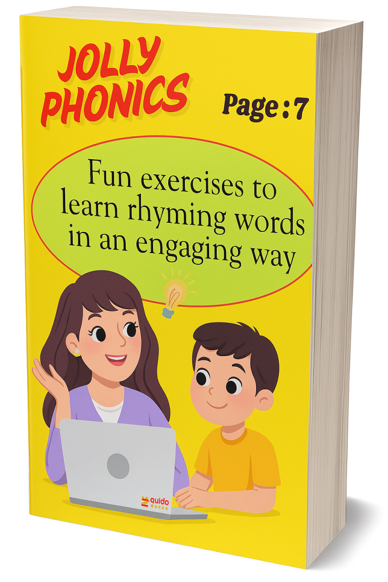 Jolly Phonics Fun exercises to learn rhyming words - Download Free Pdf